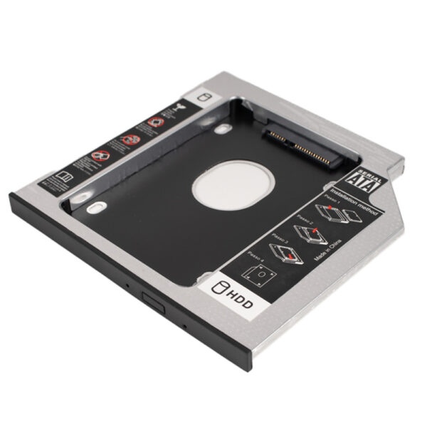 Adaptor HDD Caddy Spacer HDD/SSD, pentru unitati optice 9.5 mm