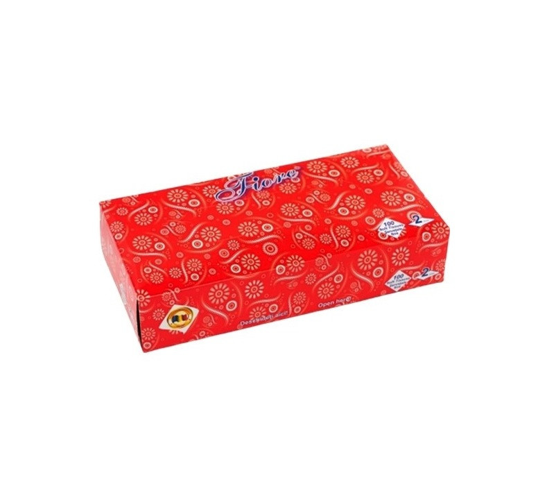 Servetele cutie, faciale pop-up Fiore, 2 straturi, 100 buc