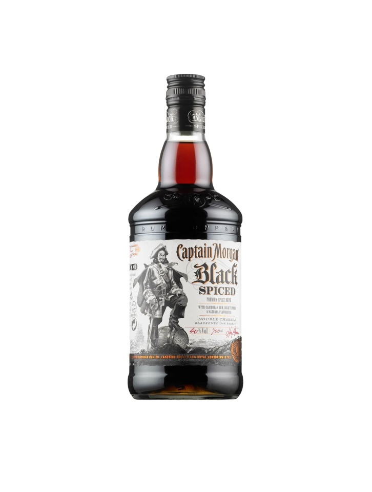 Rom Captain Morgan Black Spiced 1L