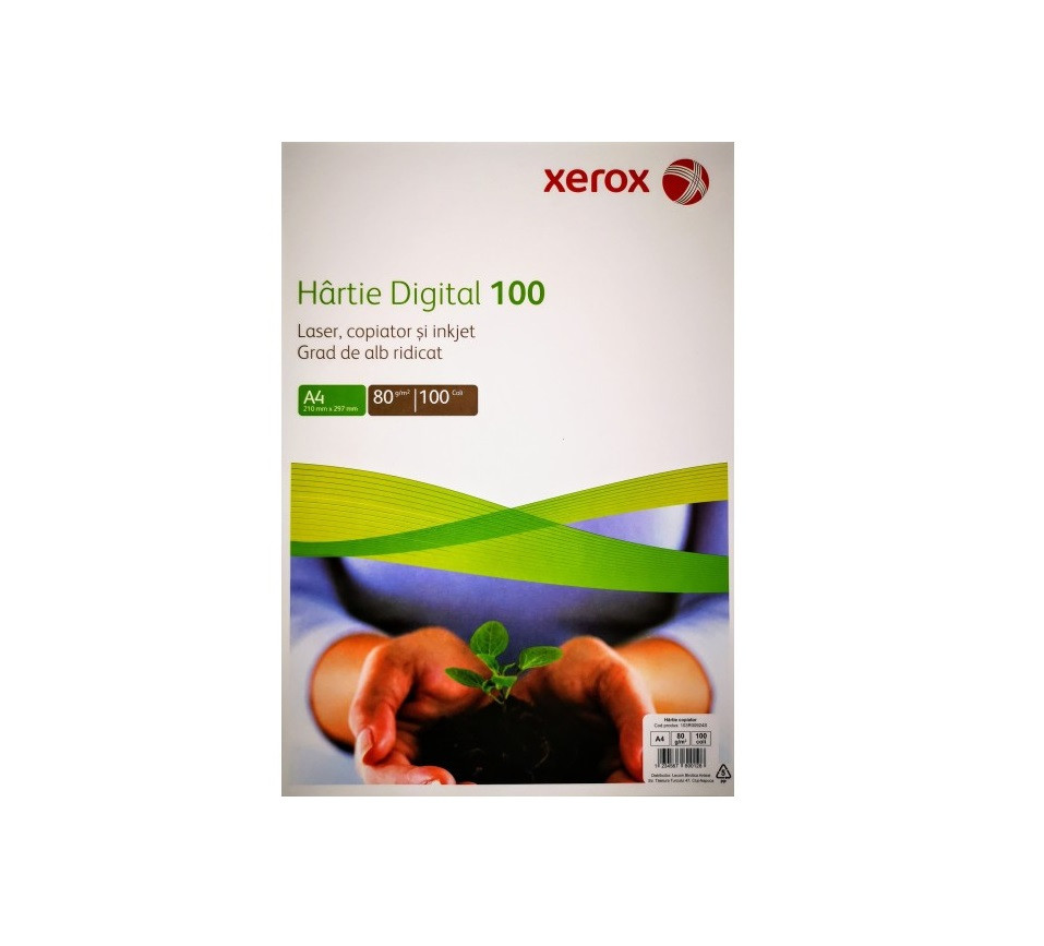 Hartie copiator A4 Xerox Digital clasa A, 80g/mp, 100coli/top