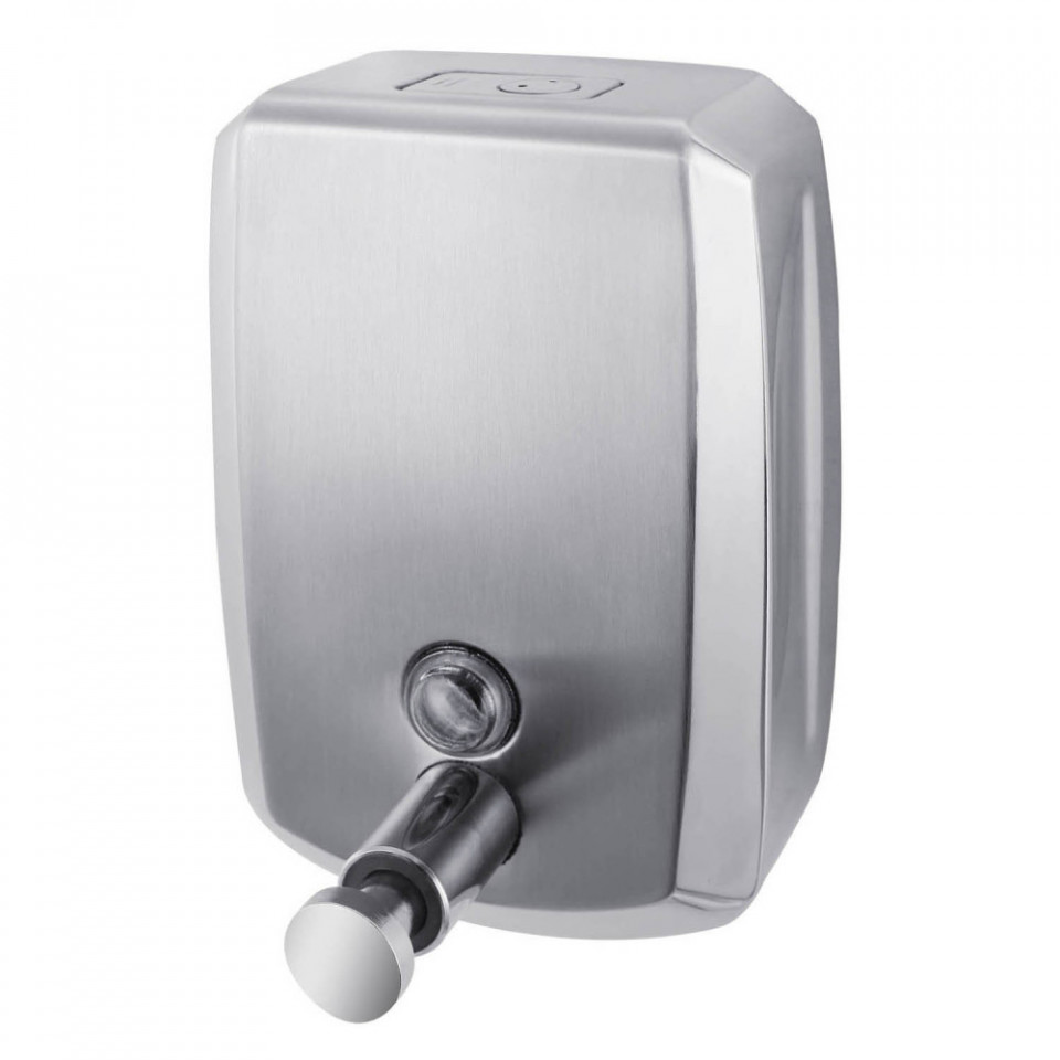 Dispenser Dozator din Inox lucios pentru săpun lichid, 500 ml