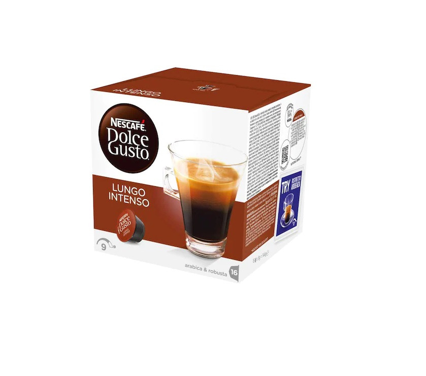 Capsule Nescafe Dolce Gusto Caffe Lungo intenso, 16 Capsule, 144 g