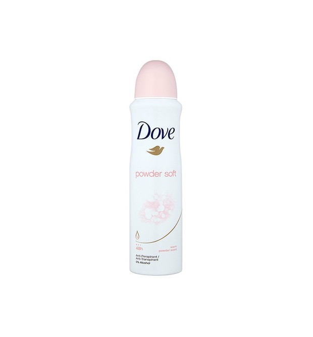 Deodorant antiperspirant spray, Dove, Powder Soft, 150ml