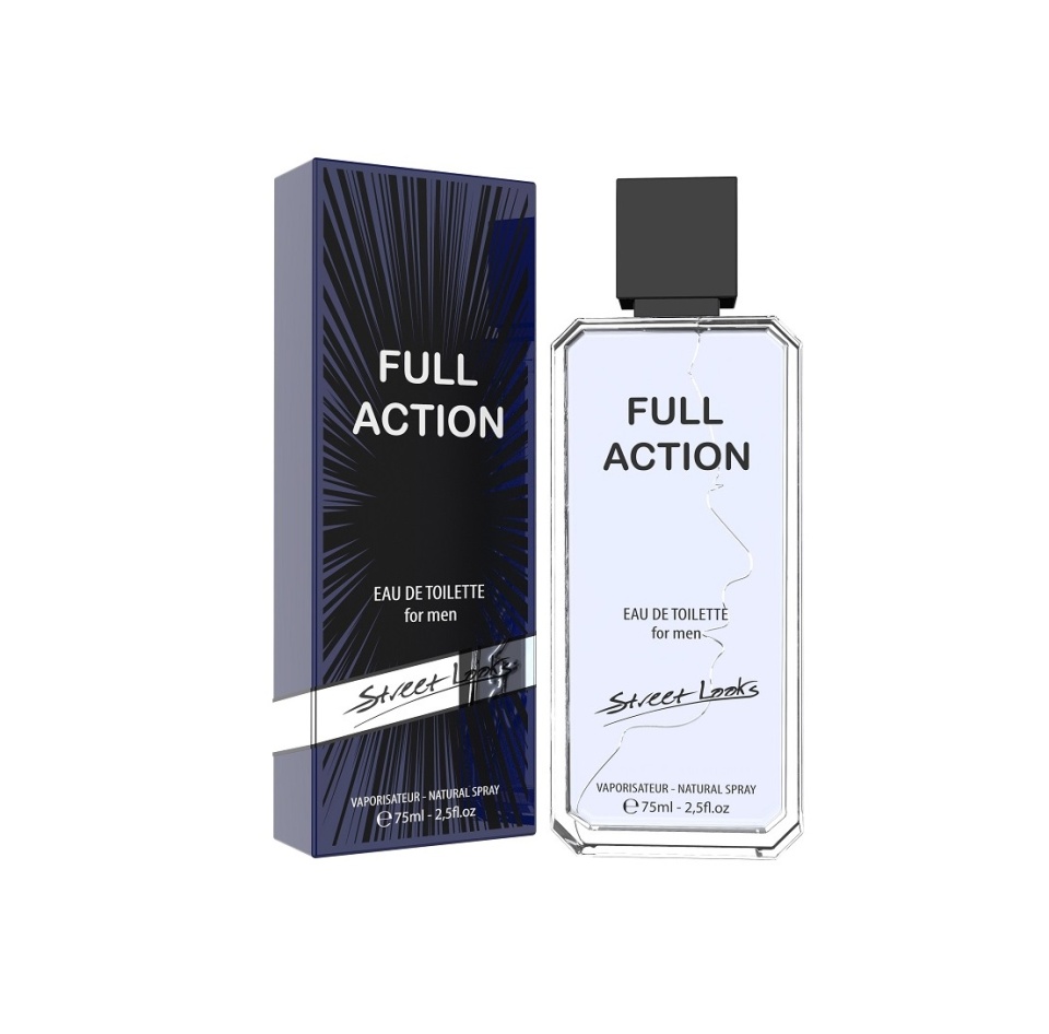 Apa de Parfum Street Looks Full Action For Men 75 ml