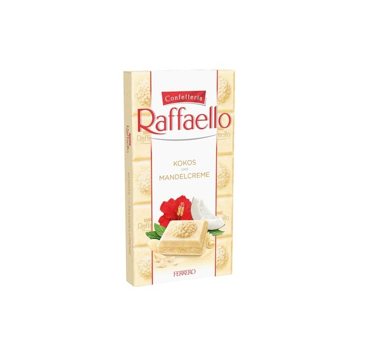 Ciocolata Tableta cu Cocos Raffaello 90g