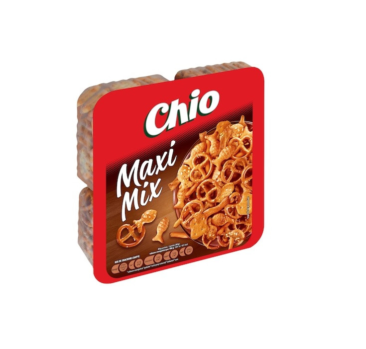 Mix de covrigei si biscuiti Chio Maxi Mix, 225g