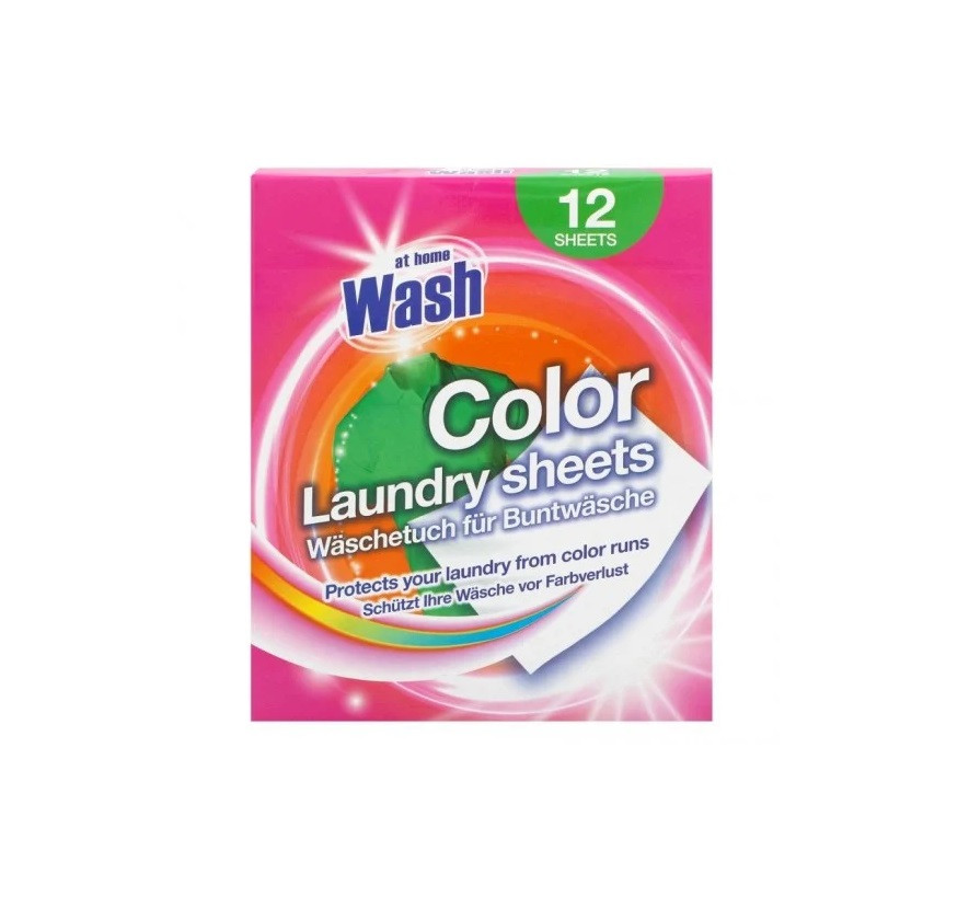 Servetele Anti Decolorare At Home Wash pentru rufe colorate, 12 buc/set