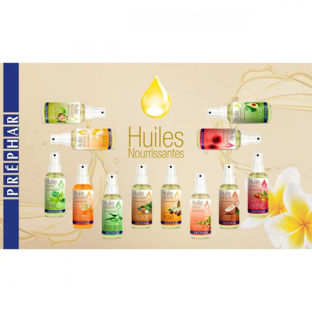 Ulei de corp si păr HUILE PREPHAR cu Aloe Vera, 100 ml