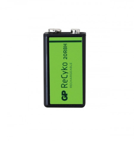 Acumulator reicarcabil 9V NiMH, 200mAh, GP Batteries, ReCyco