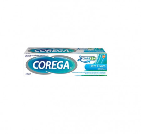 Crema adeziva pentru proteza dentara Corega Ultra Fixare Original, 40g