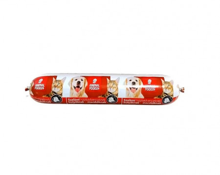 Baton Salam pentru caini cu vita, Animal Food 1 kg