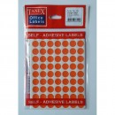 Etichete autoadezive color, D13 mm, 350 buc/set, Tanex verde