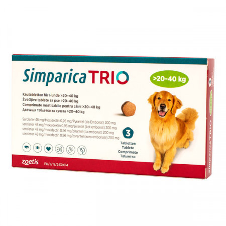 Simparica Trio Dog 48mg 20-40kg