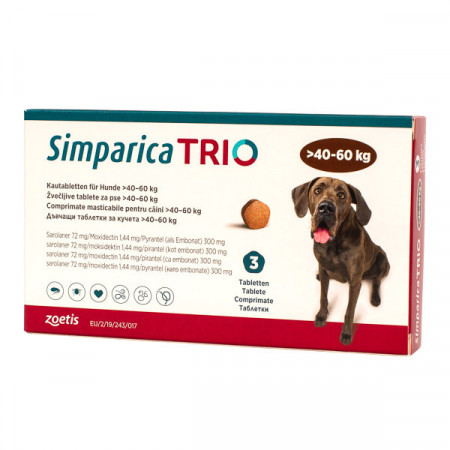 Simparica Trio Dog 72mg 40-60kg
