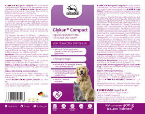 Fortan Glykan Compact, 400 tablete