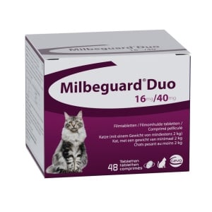 Milbeguard Duo Pisica, 1 tableta