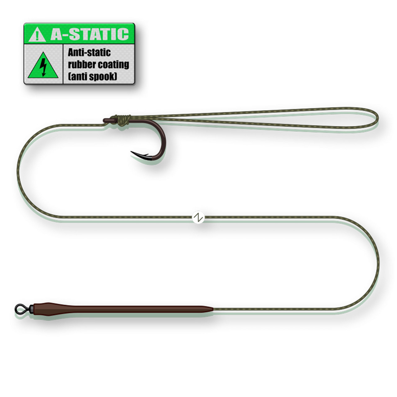 Rig Somn Madcat Standard Pellet Rig No.2/0 0.80mm 60cm A-Static Suspending