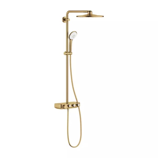 Coloana de dus cu termostat Grohe Euphoria SmartControl 310 Duo auriu ...