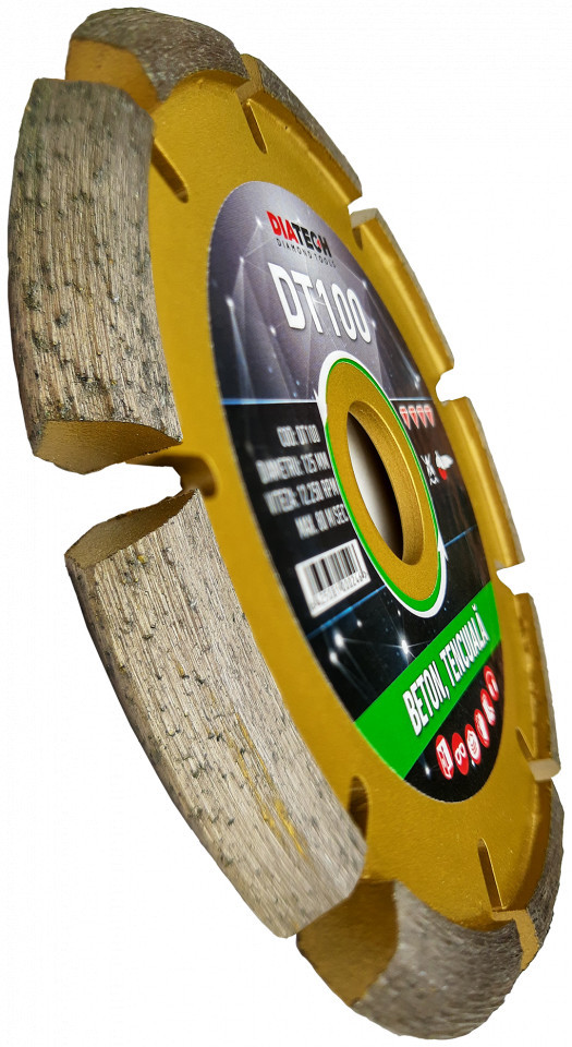 Disc diam. Diatech SPECIAL beton cu profil in "V"