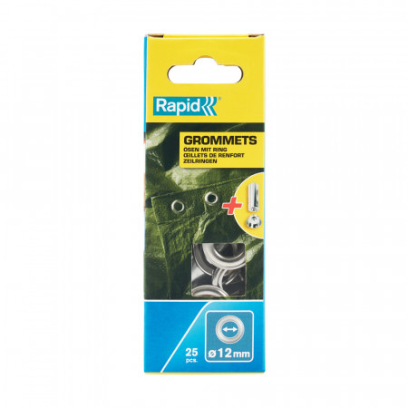 Rapid 5000413, set 25 ocheti din otel cromat, inclusiv sistem de fixare ...