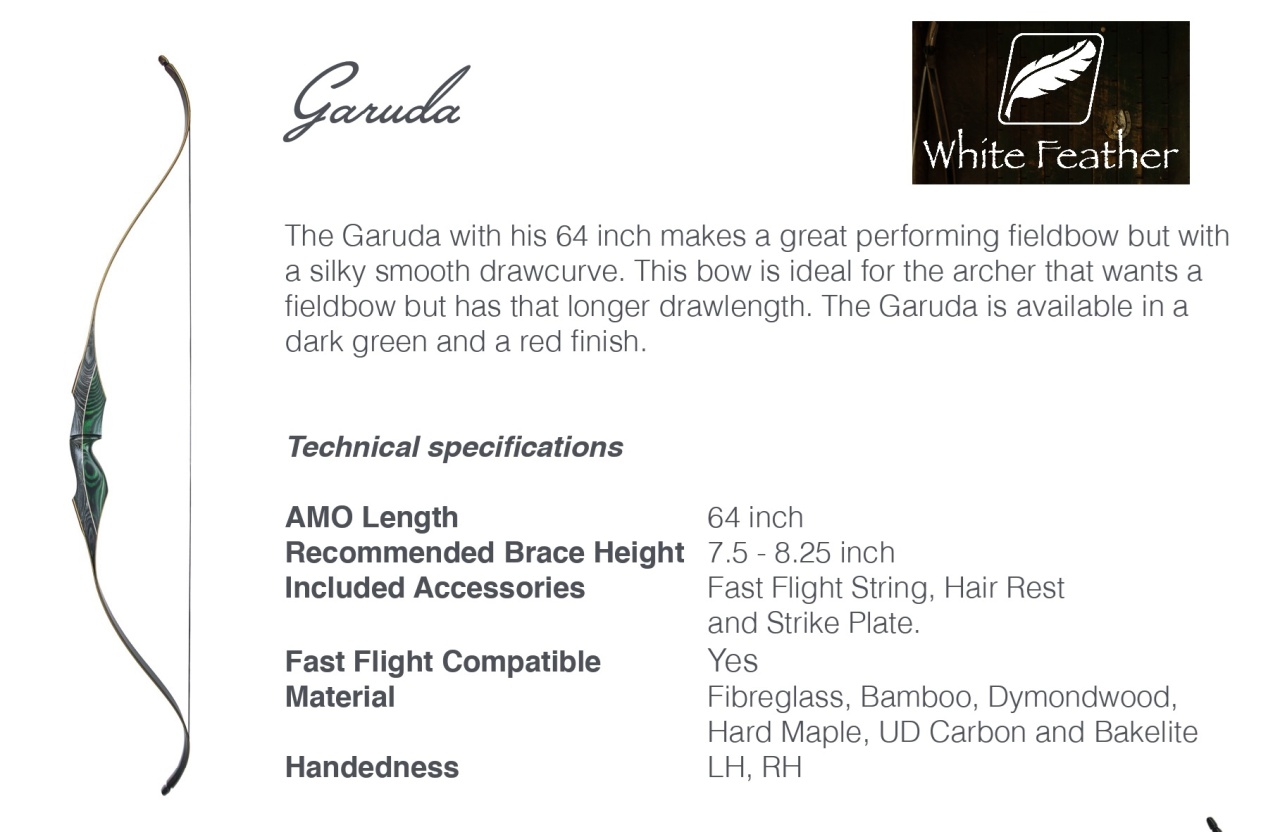 Arc One Piece Fieldbow White Feather Garuda