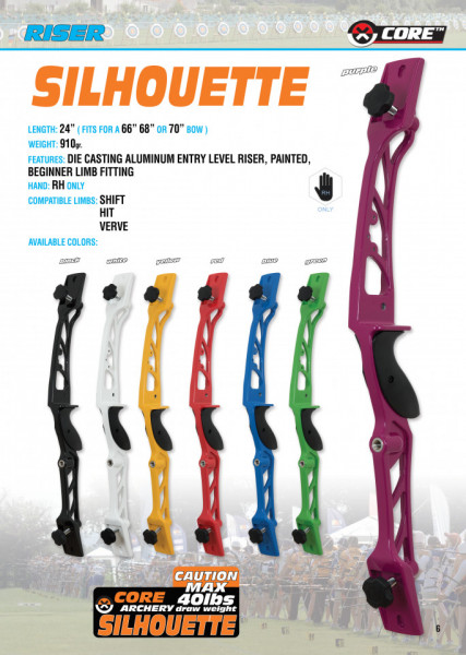 Set Arc Recurve Core Archery Silhouette
