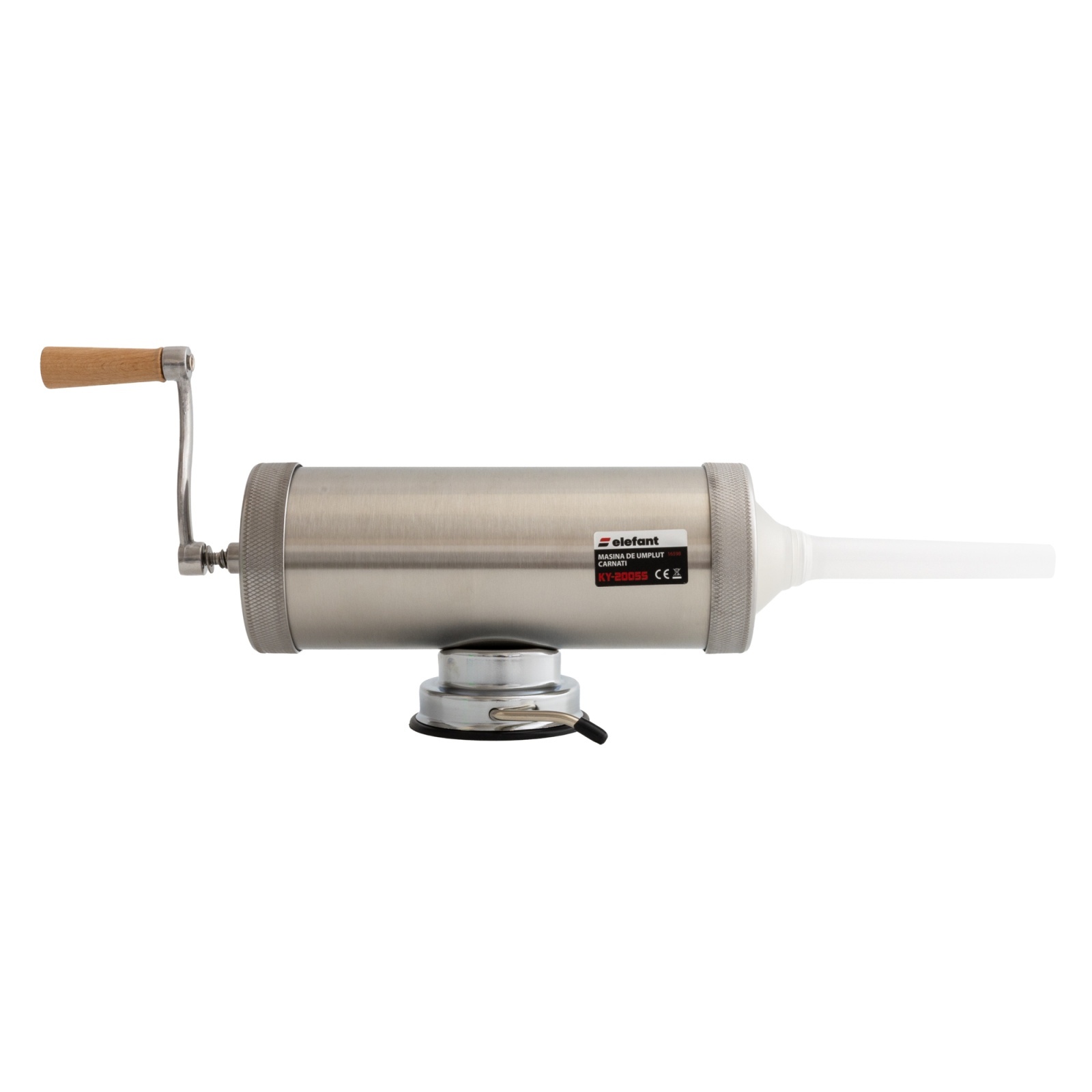 Aparat de facut carnati orizontal 3kg INOX, Elefant KY-2005S