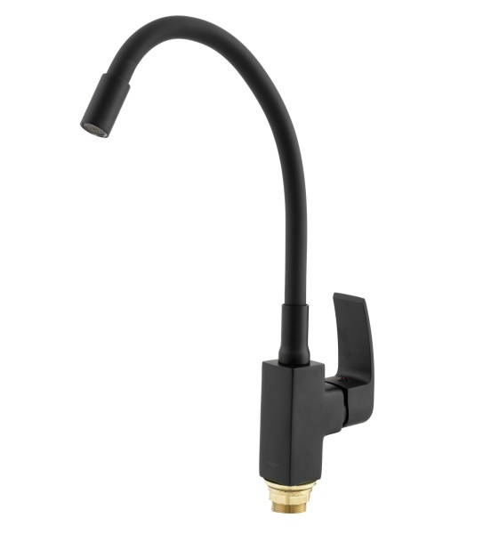 Baterie Bucatarie Dus Flexibil Mixxus Magnum 011 NUT Black Reflector