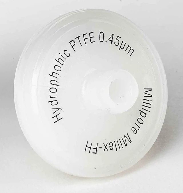Tank Vent Filter: Millex-FH 0.45µm hydrophobic PTFE - 10 Buc.