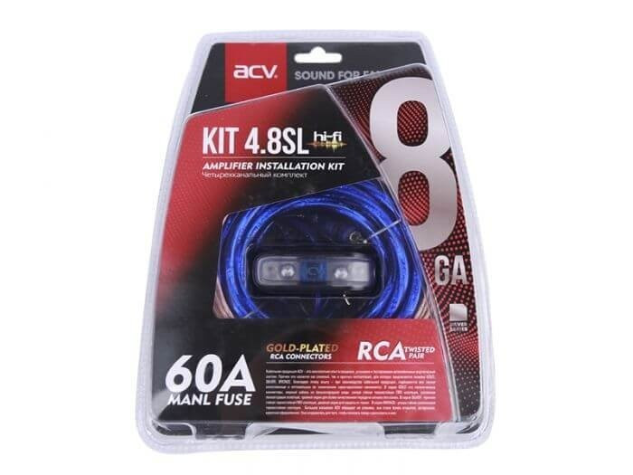 Kit cablu alimentare ACV KIT 4.8 SL, 8 AWG