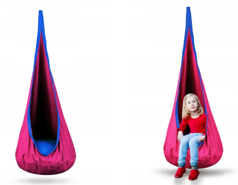 Leagan Cocon Pentru Copii, pana la 80 kg, Neo-Sport, Roz