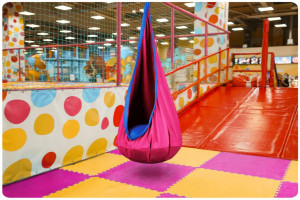 Leagan Cocon Pentru Copii, pana la 80 kg, Neo-Sport, Roz