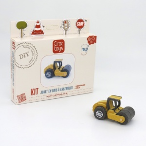 Set de constructie vehicul de santier Buldozerul Fleur, Croc toys