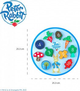 Puzzle Peter Rabbit™ cu numere, Orange Tree Toys