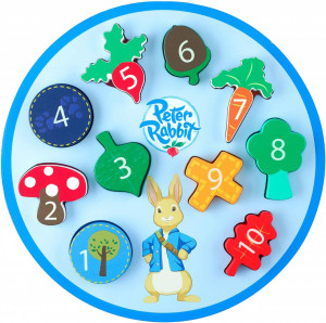 Puzzle Peter Rabbit™ cu numere, Orange Tree Toys