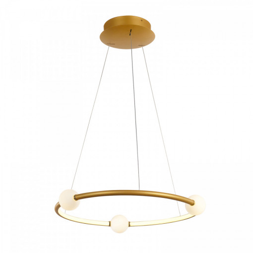 Lustra moderna alama cu cerc led Italux Lausanne