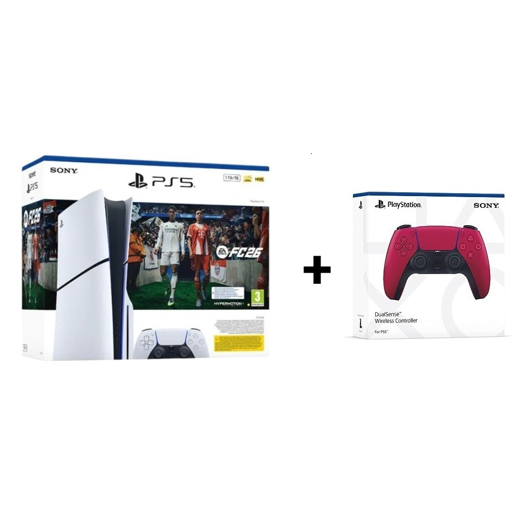 Konzola Sony PlayStation 5 PS5 Slim + EA SPORTS: FC 26 + Dualsense ...
