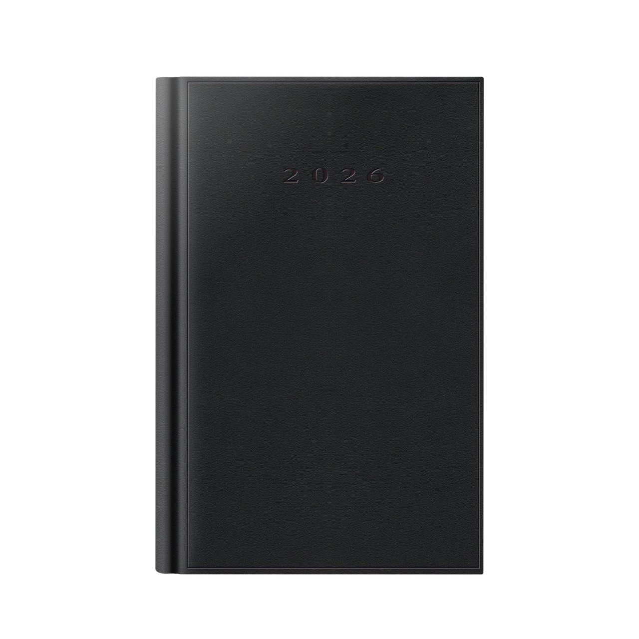 Agenda datata 2026, format A5, 352 file, culoare negru