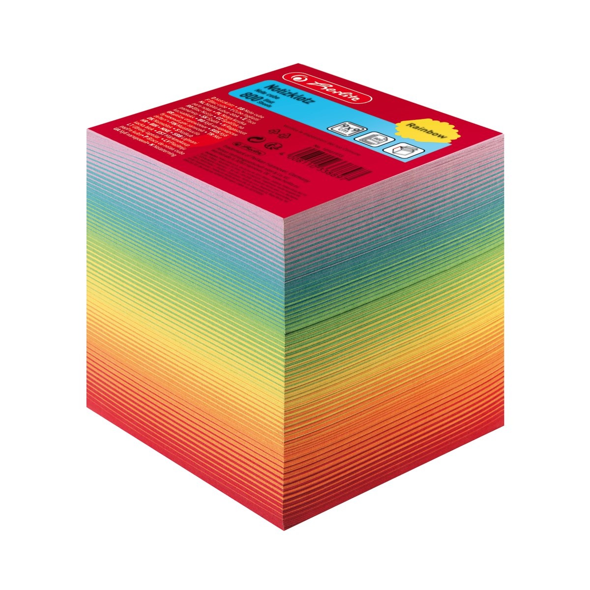 Cub notite, 800 file, multicolor