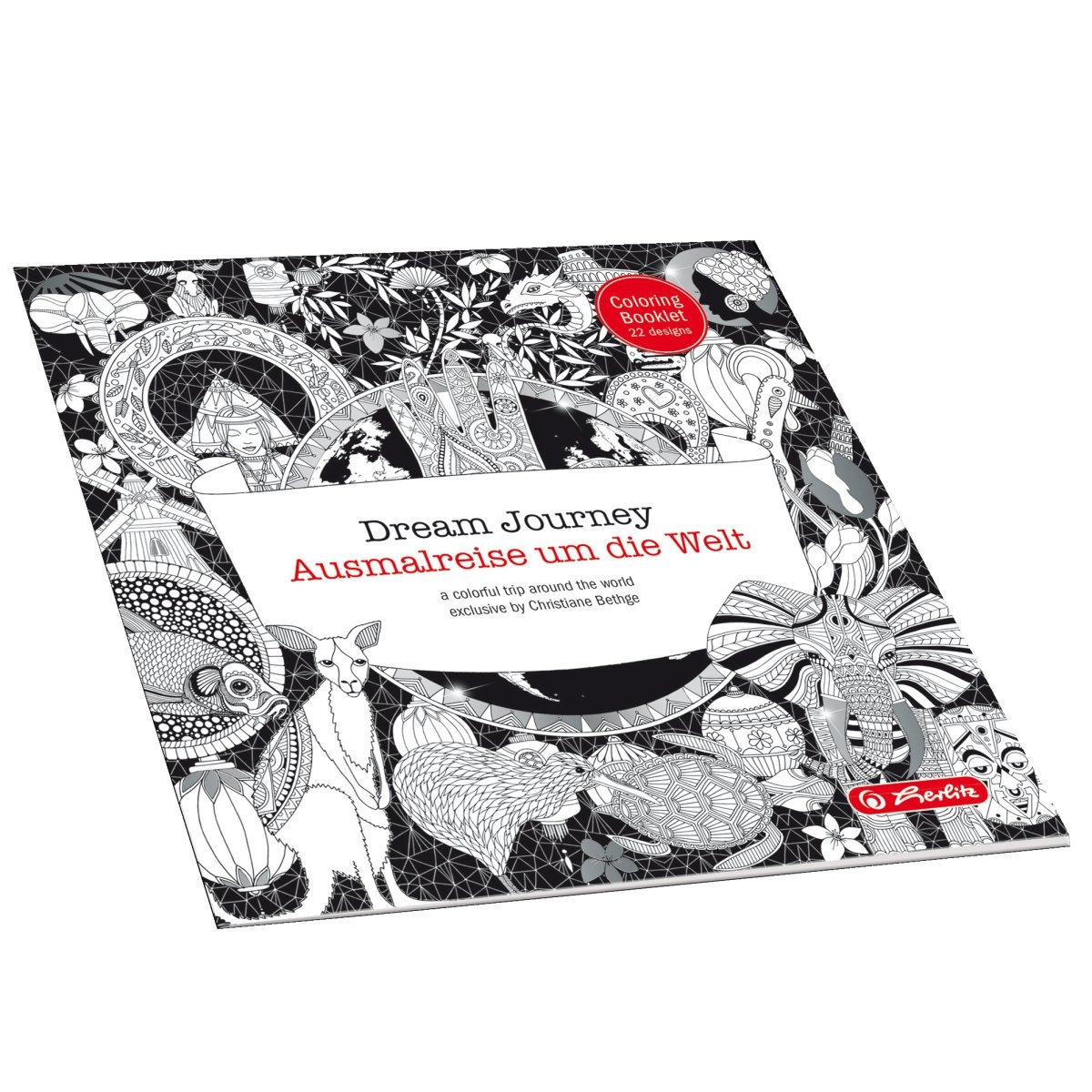 Carte de colorat Zentangle Dream Journey, 24 file