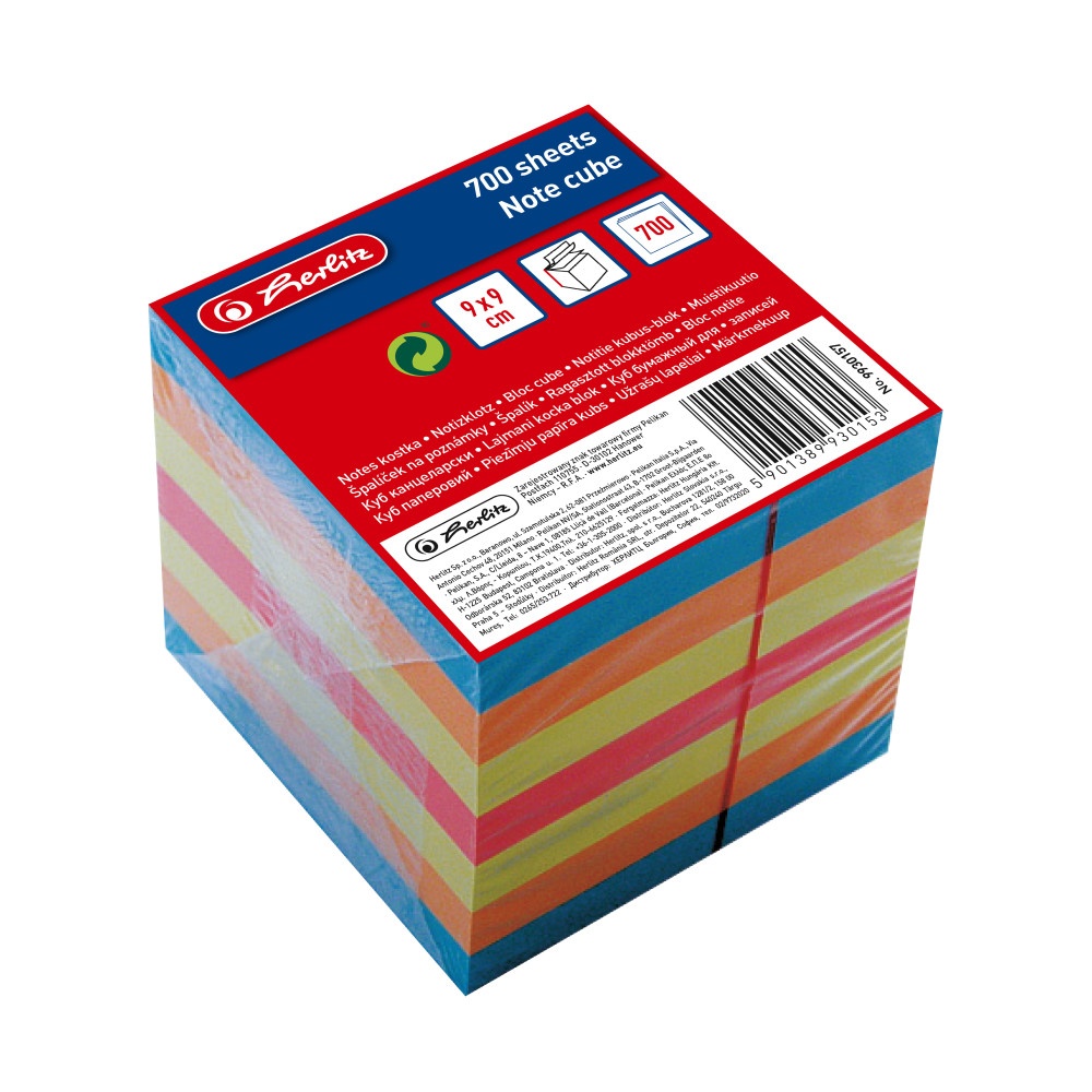 Cub notite, 700 file, multicolor