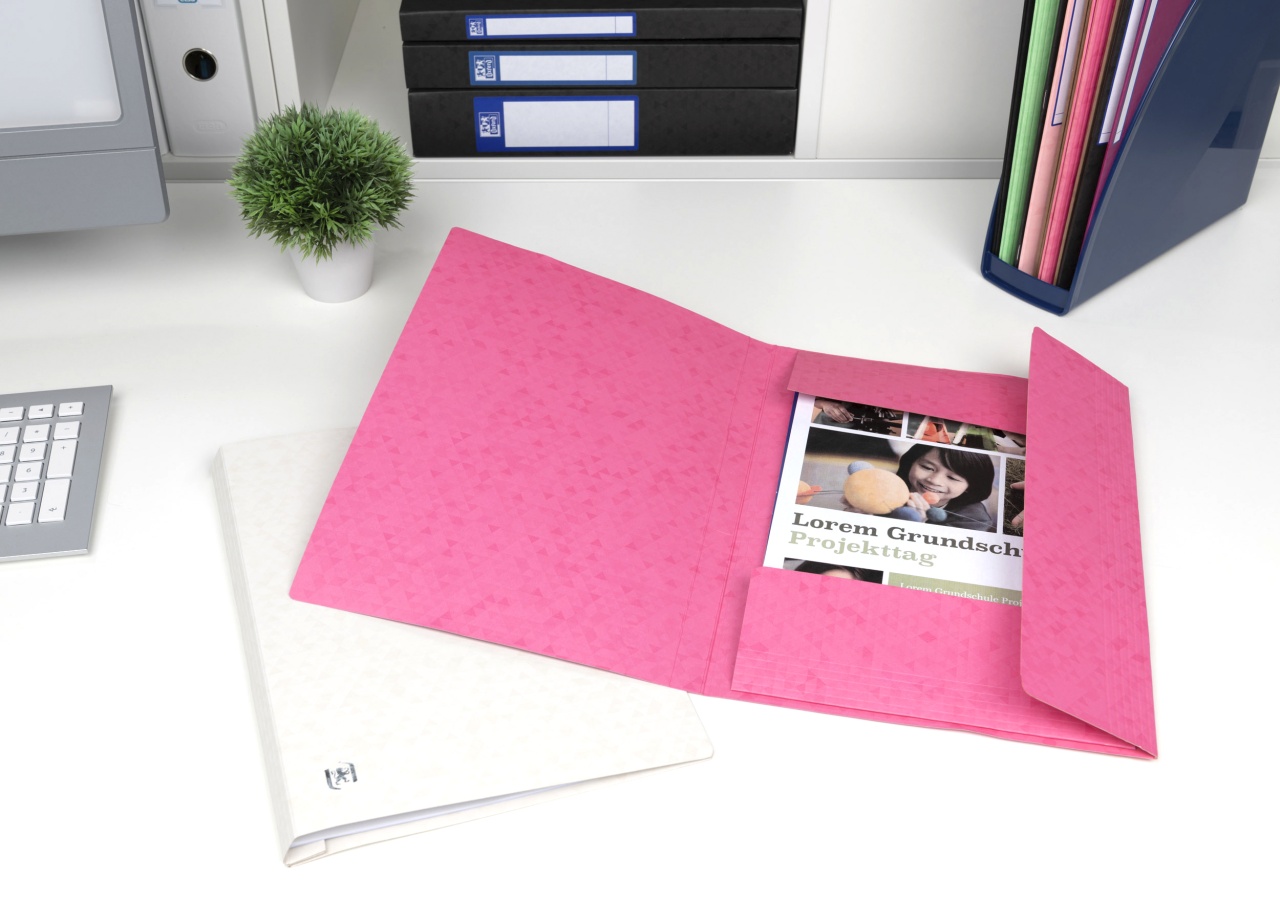 Dosar mapa Oxford TopFile A4, carton 390g/mp, capacitate 200 file ...