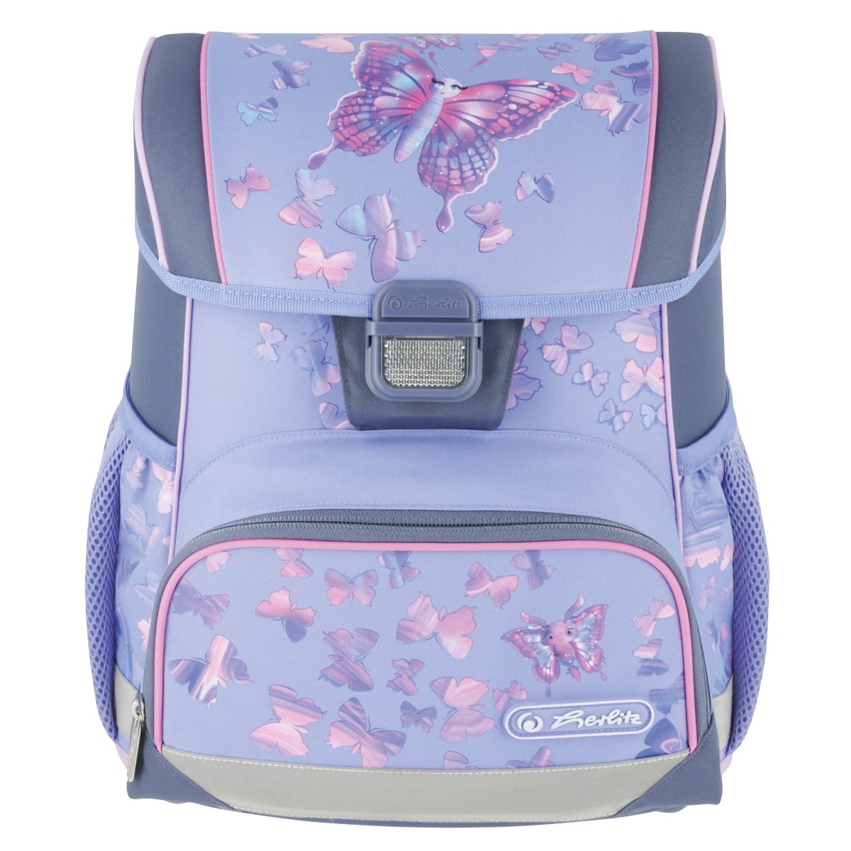 Ghiozdan echipat Loop Plus, motiv Butterfly Paradise