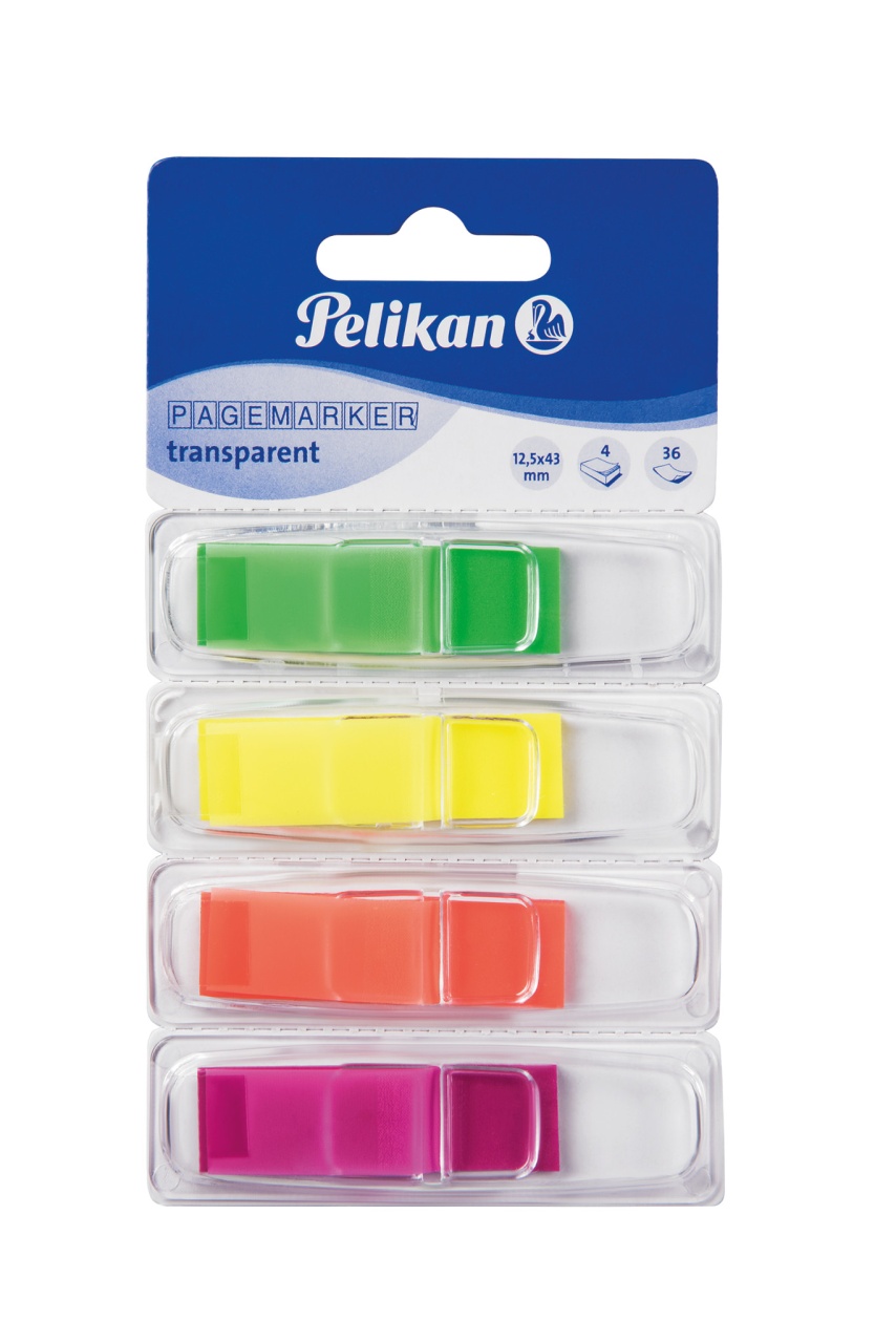 Page marker 12 x 45 mm in dispenser, 4 x 40 file