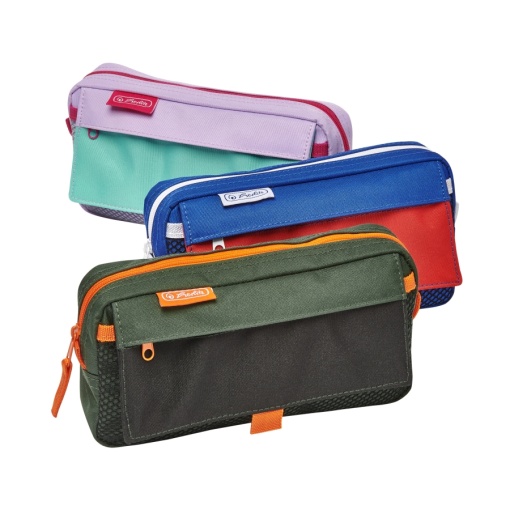 Penar tip etui, 2 compartimente, diverse culori