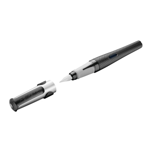 Stilou Pelikano, penita M, grip ergonomic, motiv Dark Legend