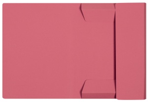 Dosar plic Elba Smart A4, carton 250g/mp, capacitate 150 file, culoare rosu