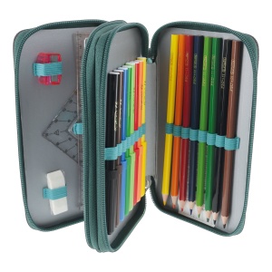 Penar echipat 23 piese, 2 compartimente, motiv Heavy Metal