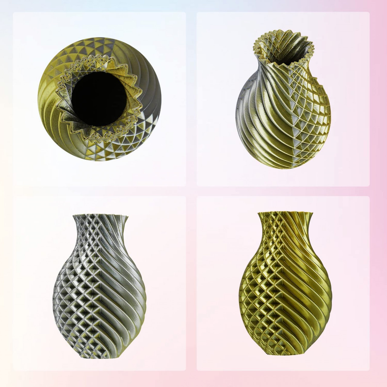 Filament ERYONE GOLD&SILVER Silk Dual-Color PLA