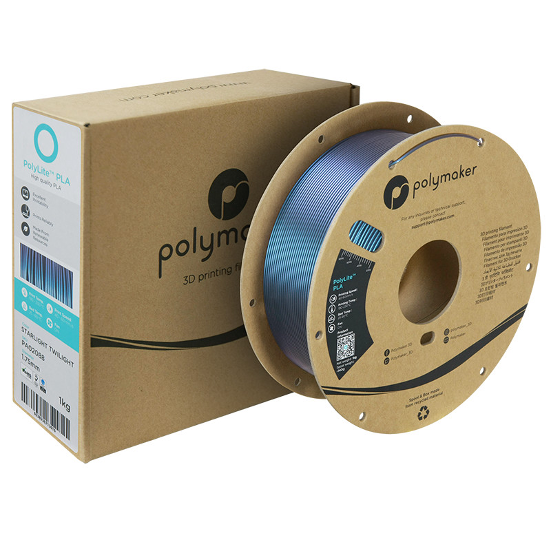 Filament POLYMAKER PolyLite PLA STARLIGHT Twilight 1Kg